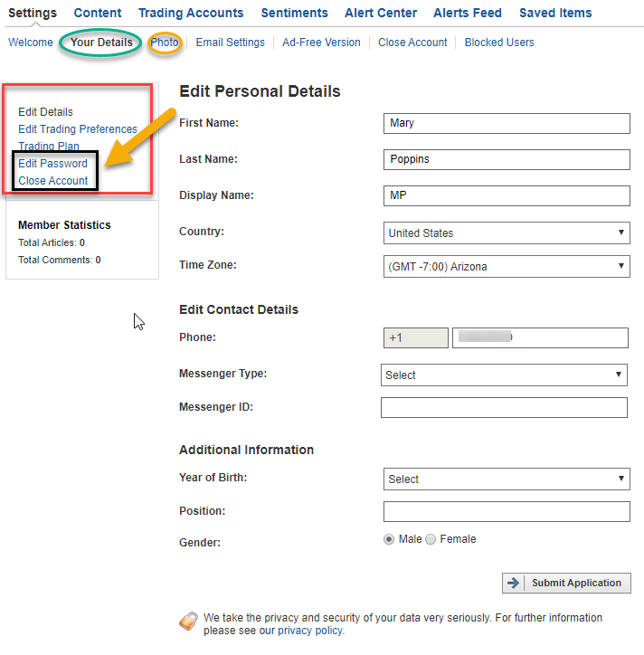 Managing Your Account Settings – InvestingPro Support