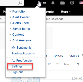 Managing Your Account Settings – InvestingPro Support